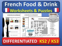 French Food Worksheets (La Nourriture) | Teaching Resources