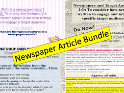 Newspaper Article Bundle | Teaching Resources