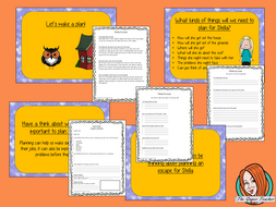 Complete Lesson on Writing a Plan, related to Awful Auntie by David ...