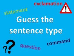 Sentence Types - Year 2 Games and activity bundle! | Teaching Resources