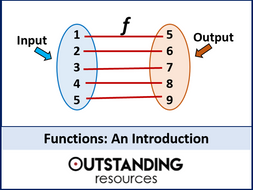 Functions 1 - Introduction to Functions (+ worksheet) by Outstanding ...
