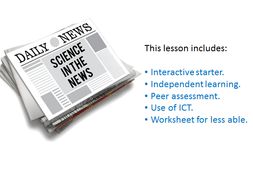 Science in the news | Teaching Resources