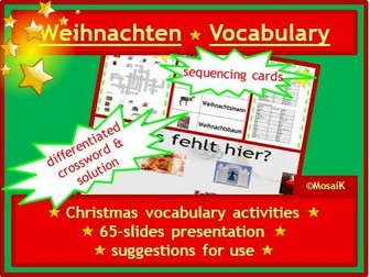 Christmas Colourful German mega-BUNDLE | Teaching Resources