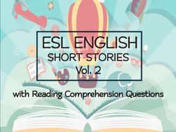 ESL ENGLISH SHORT STORIES + Questions VOL.2: Levels: Intermediate ...