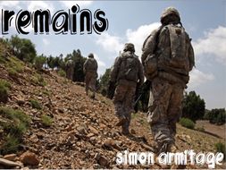 Remains Simon Armitage | Teaching Resources