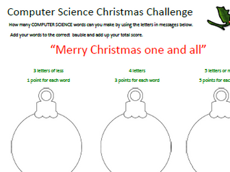Computer Science Christmas BIG Worksheet Bundle | Teaching Resources