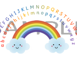 Capital Letter Rainbow | Teaching Resources