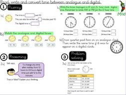 Time- Read, write and convert time between analogue and digital ...