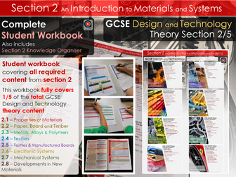 Complete GCSE DT Theory - Workbooks | Teaching Resources