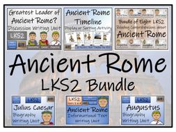 LKS2 Ancient Rome Display, Reading Comprehension & Writing Bundle ...