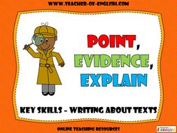 Point, Evidence, Explain | Teaching Resources