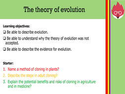 AQA GCSE Biology - The theory of evolution | Teaching Resources