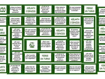 Grocery Shopping Spanish 4 Worksheet-2 Game-1 Exam Bundle | Teaching ...