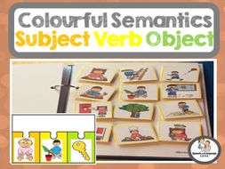 Colourful Semantics Pack - Subject Verb Object | Teaching Resources