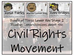 LKS2 History - Key Figures in U.S. Civil Rights -Bundle of Reading ...