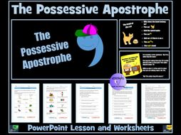 The Possessive Apostrophe | Teaching Resources