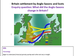 Britain settlement by Anglo-Saxons and Scots planning and resources ...