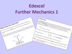 Edexcel Further Mechanics 1 New Spec | Teaching Resources