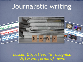 English- Journalistic Writing BUNDLE of lessons KS2 by ResourcesForYou ...