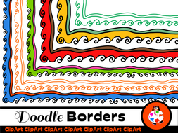 Swirly Doodle Page Borders | Teaching Resources