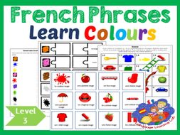 French colors - Learn to use colour words in phrases - les couleurs ...