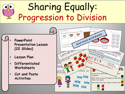 Division: Sharing Equally - Presentation, Lesson Plan, Activities and ...