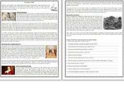 The History Of Coffee - Reading Comprehension Worksheet / Text ...