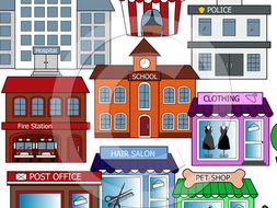 Community Buildings Clip art | Teaching Resources