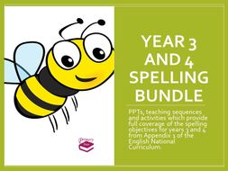 Year 3 and 4 Spelling Bundle | Teaching Resources