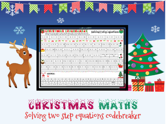 Christmas maths: solving equations activities bundle by MissEHoney ...