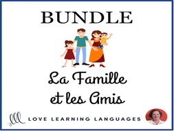 La famille et les amis - Family and friends - Bundled French Resources ...