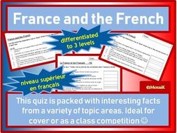 France and the French Quiz | Teaching Resources