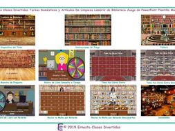 Household Chores Bookworm Interactive Spanish PowerPoint Game ...