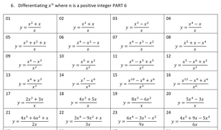TLMaths BUMPER BOOK of Year 1 Differentiation for A-Level Maths ...