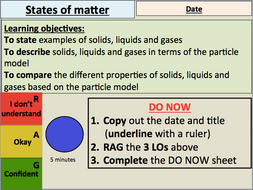 KS3 Chemistry: States of Matter | Teaching Resources