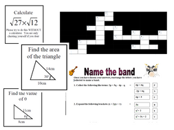 Fun revision activities for GCSE Maths | Teaching Resources