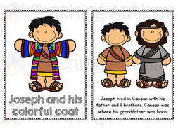 Joseph and Colorful/Colourful Coat Bible Story | Teaching Resources