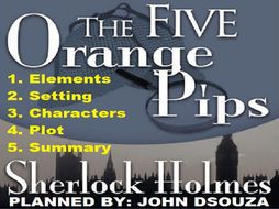 FIVE ORANGE PIPS - DETECTIVE STORY: LESSONS & RESOURCES | Teaching ...