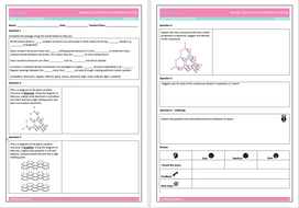 KS4 GCSE Chemistry - Giant Covalent Structures, Carbon Allotropes and ...