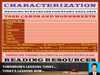 ANALYSIS WORKSHEETS WITH ANSWERS BUNDLE | Teaching Resources