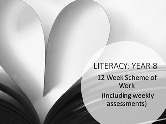 Year 8 Literacy Programme (Whole Year) | Teaching Resources
