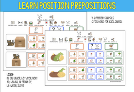 No Prep - position prepositions using colourful semantics | Teaching ...