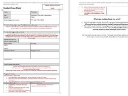 Student Case Study Template & Guide To Help Writing a Case Study - SEND ...