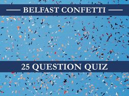 Belfast Confetti | Teaching Resources
