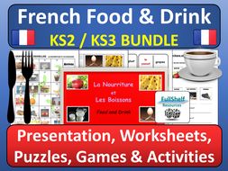 French Food and Drink (La Nourriture et Les Boissons) | Teaching Resources