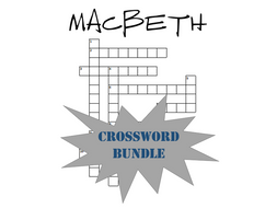 Macbeth: Key Quotations Crossword Bundle | Teaching Resources