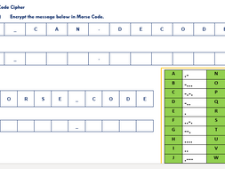 Encryption Morse Code activity | Teaching Resources