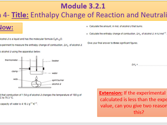 A Level Chemistry OCR A Module 3.2.1 | Teaching Resources