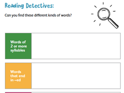 Reading Detectives Word Hunt | Teaching Resources