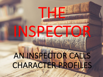 An Inspector Calls Character Profiles | Teaching Resources